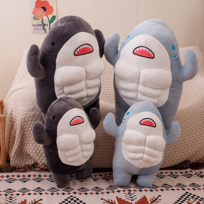 Buff Shark Plushies