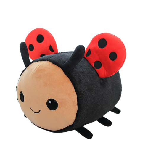 Busy Bugs Ladybird Bumblebee Plushies (2 Colors, 3 Sizes)